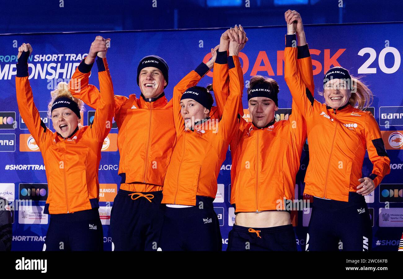 GDANSK - Xandra Velzeboer, Teun Boer, Selma Poutsma, Kay Huisman and ...