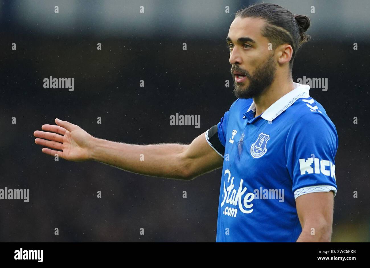 Everton's Dominic Calvert-Lewin during the Premier League match at ...