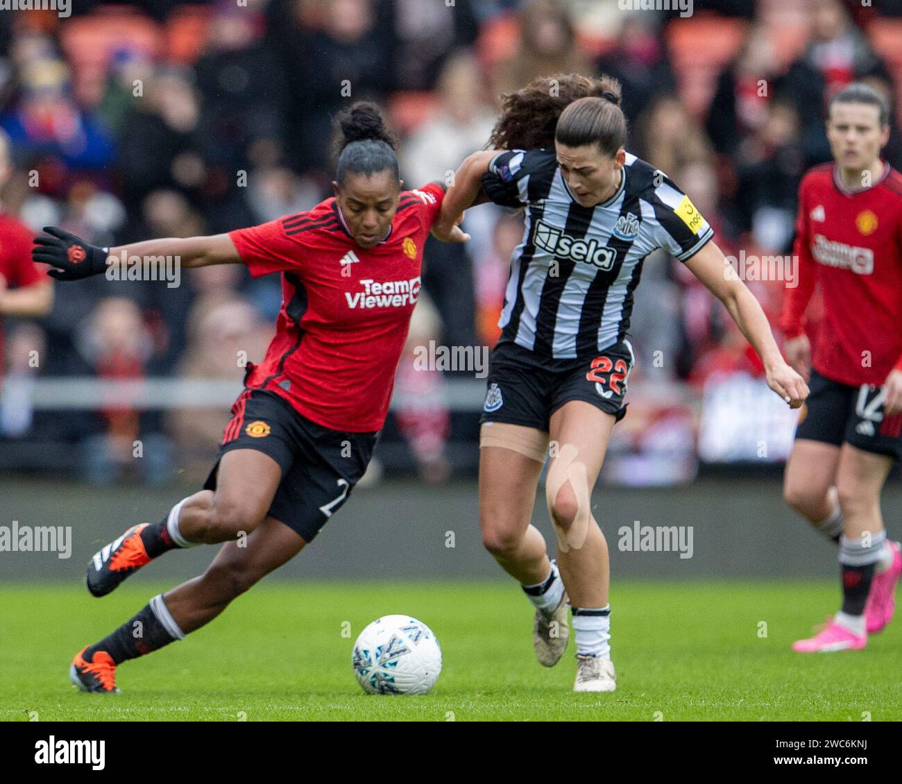Leigh Sports Village, Manchester, UK. 14th Jan, 2024. Womens FA Cup ...