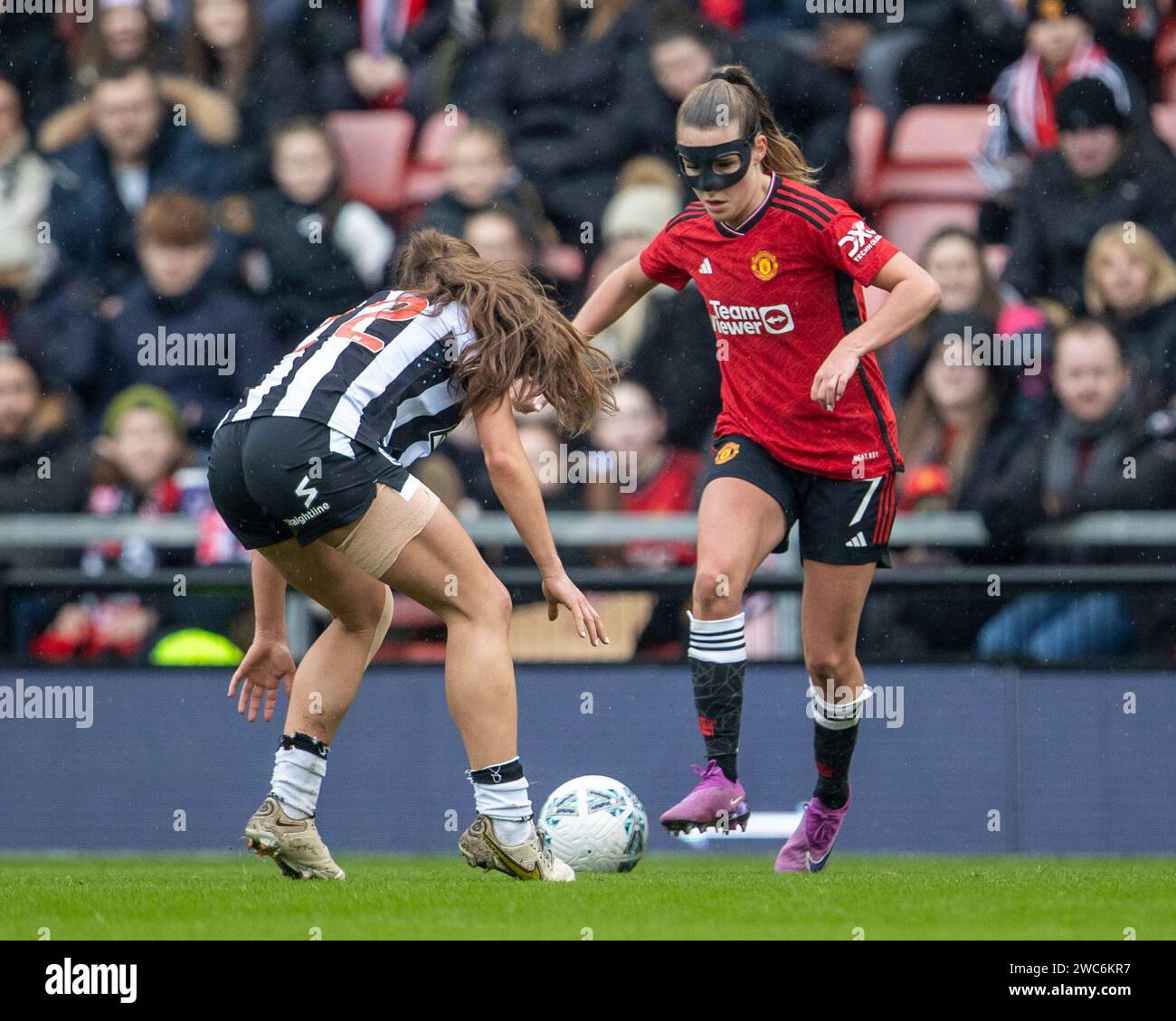 Leigh Sports Village, Manchester, UK. 14th Jan, 2024. Womens FA Cup ...