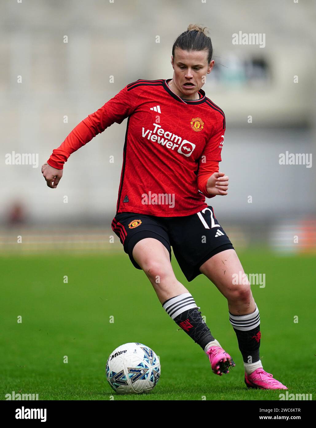 Manchester United's Hayley Ladd during the Adobe Women's FA Cup fourth ...