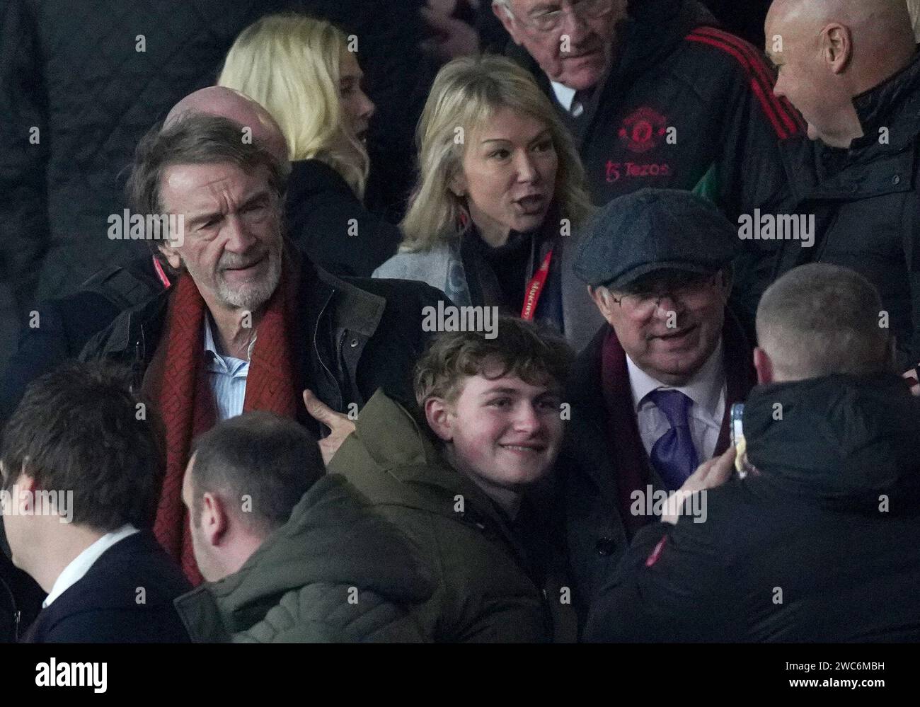 INEOS Sport CEO Sir Jim Ratcliffe (left) with Sir Alex Ferguson (right ...