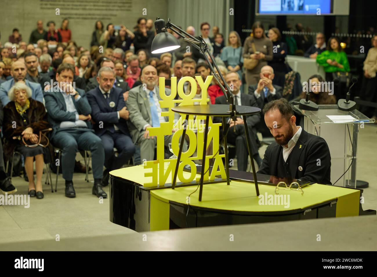 Berlin, Germany. 14th Jan, 2024. The pianist Igor Levit plays on the ...