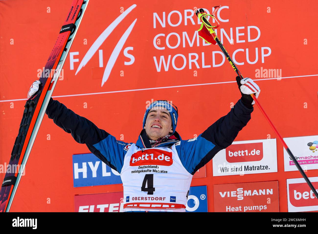 Oberstdorf, Deutschland. 14th Jan, 2024. 14.01.2024, Nordic Zentrum ...