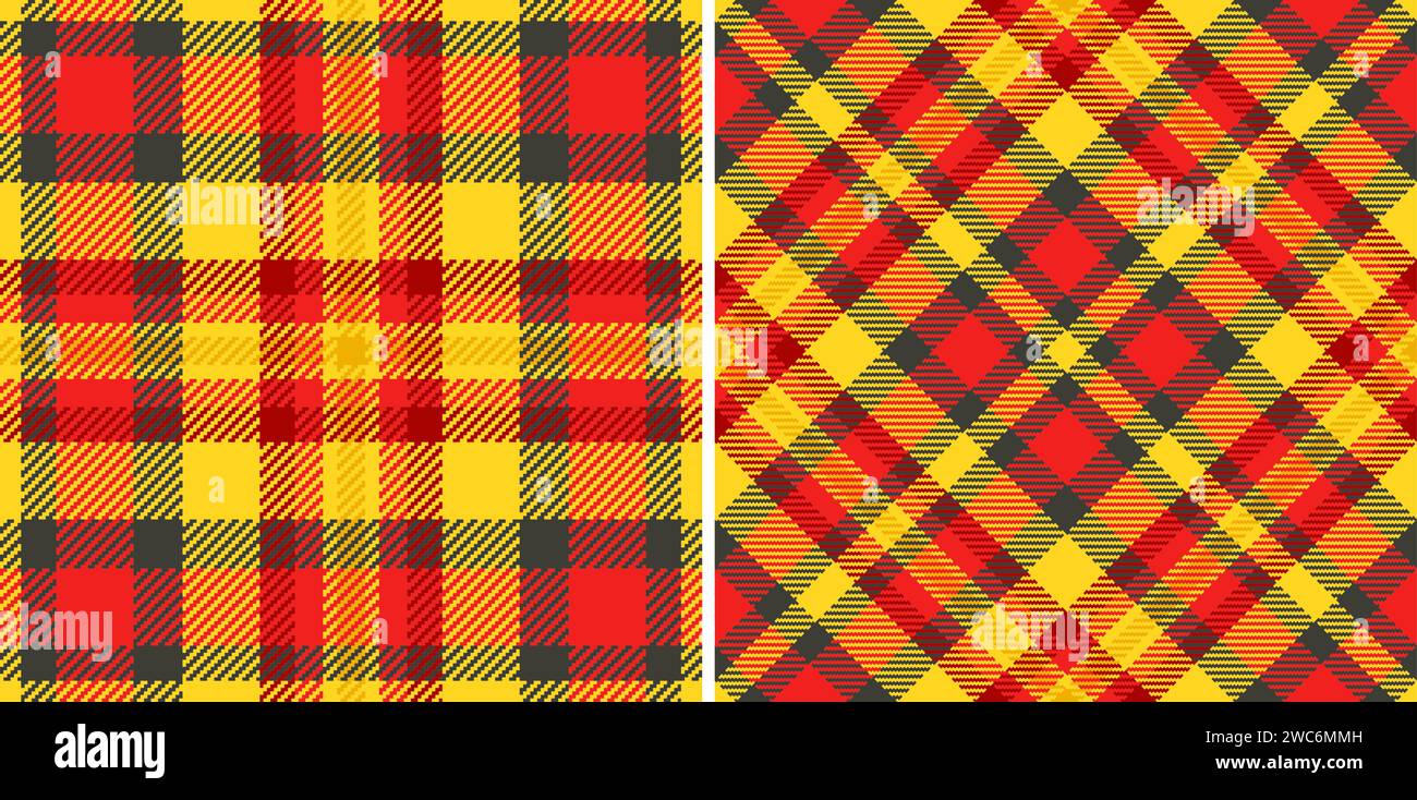 Fabric seamless background of pattern tartan textile with a check plaid ...