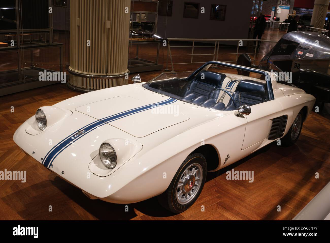 The 1962 Mustang I roadster concept car, on display at the Henry Ford ...