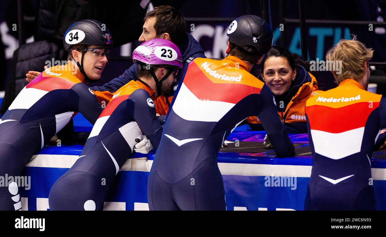 GDANSK - Teun Boer, Itzhak de Laat, Kay Huisman and Friso Emons during ...