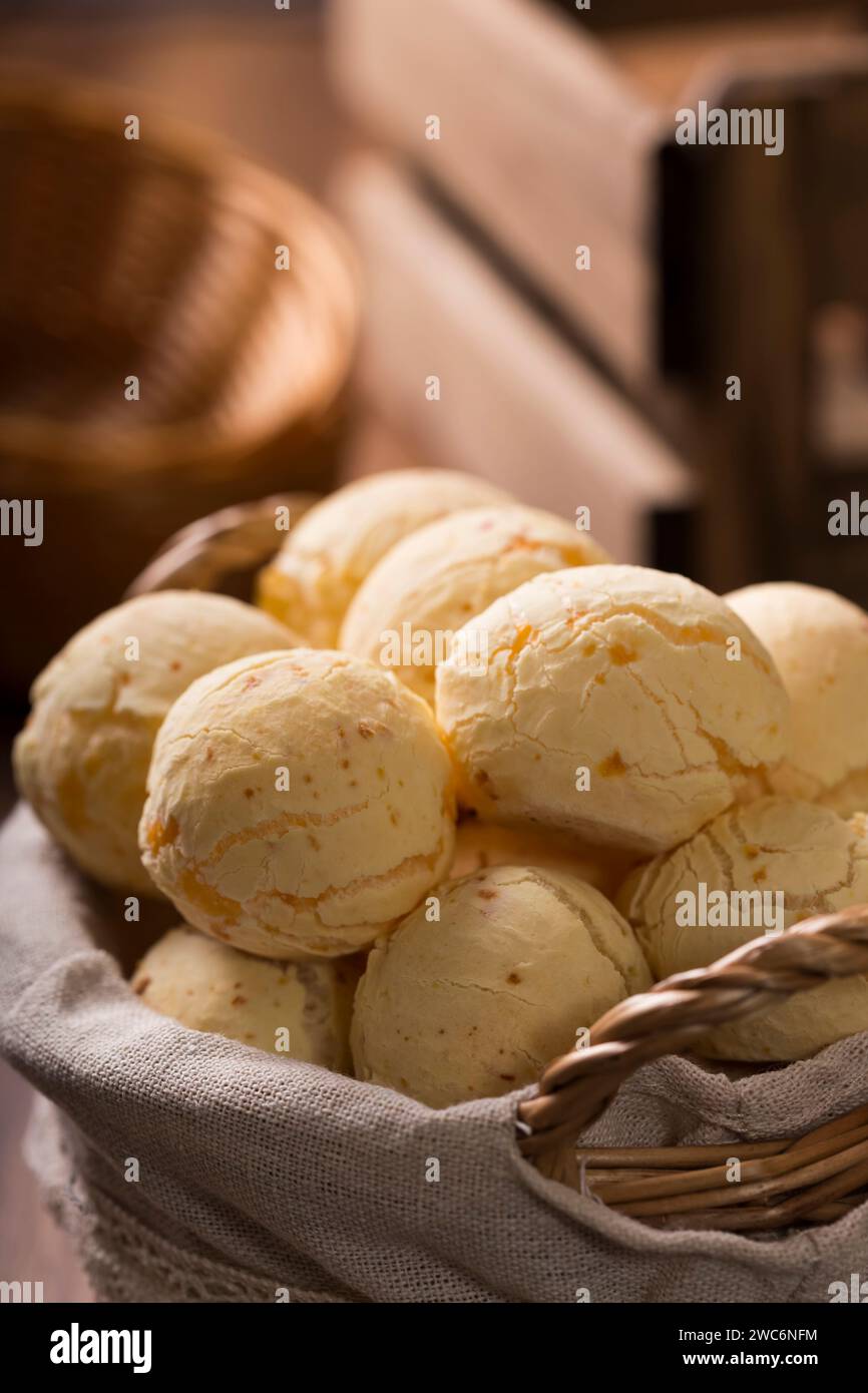 Brazilian snack cheese bread hi-res stock photography and images - Alamy