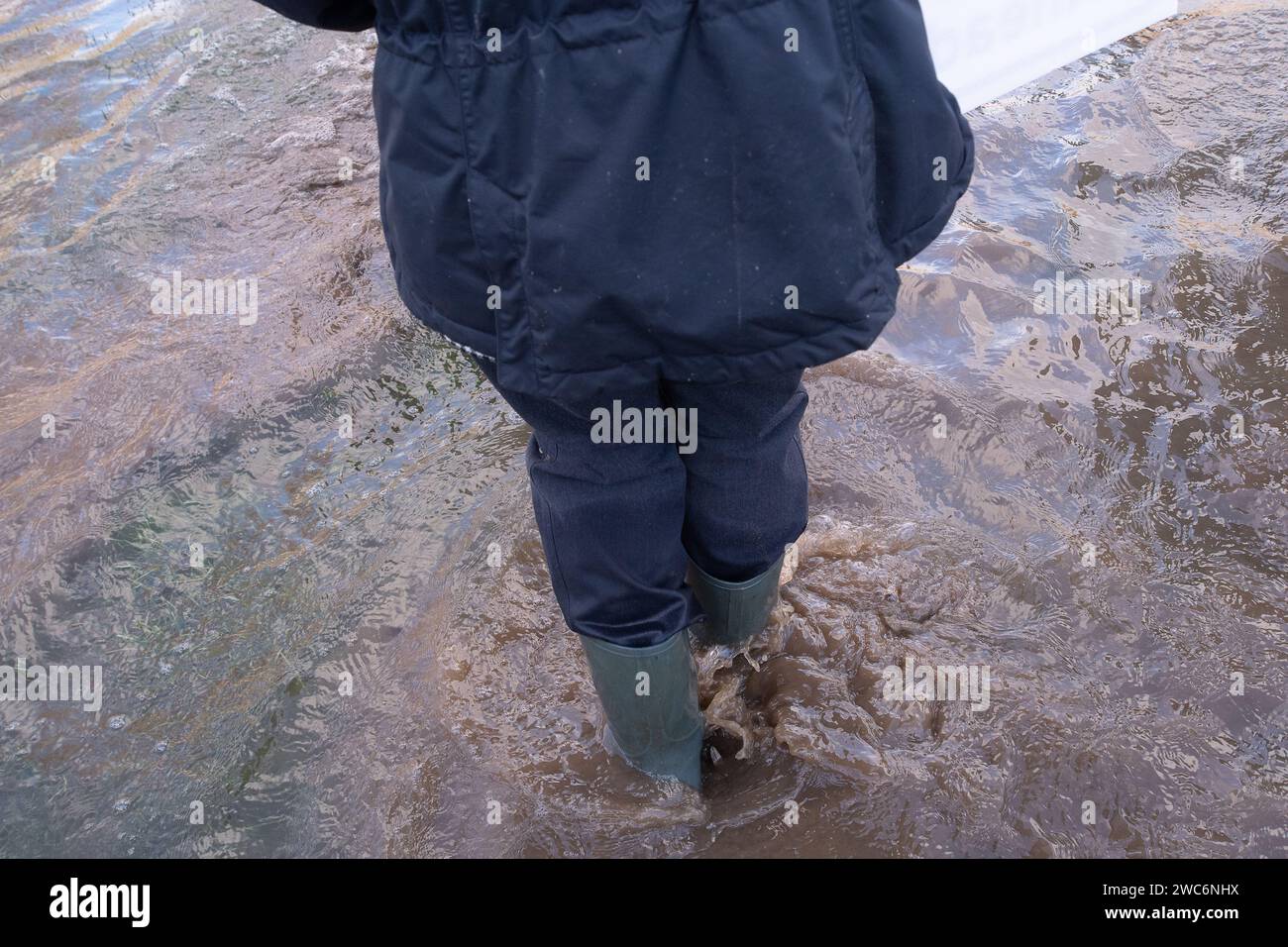 Flooding wellies hi-res stock photography and images - Alamy