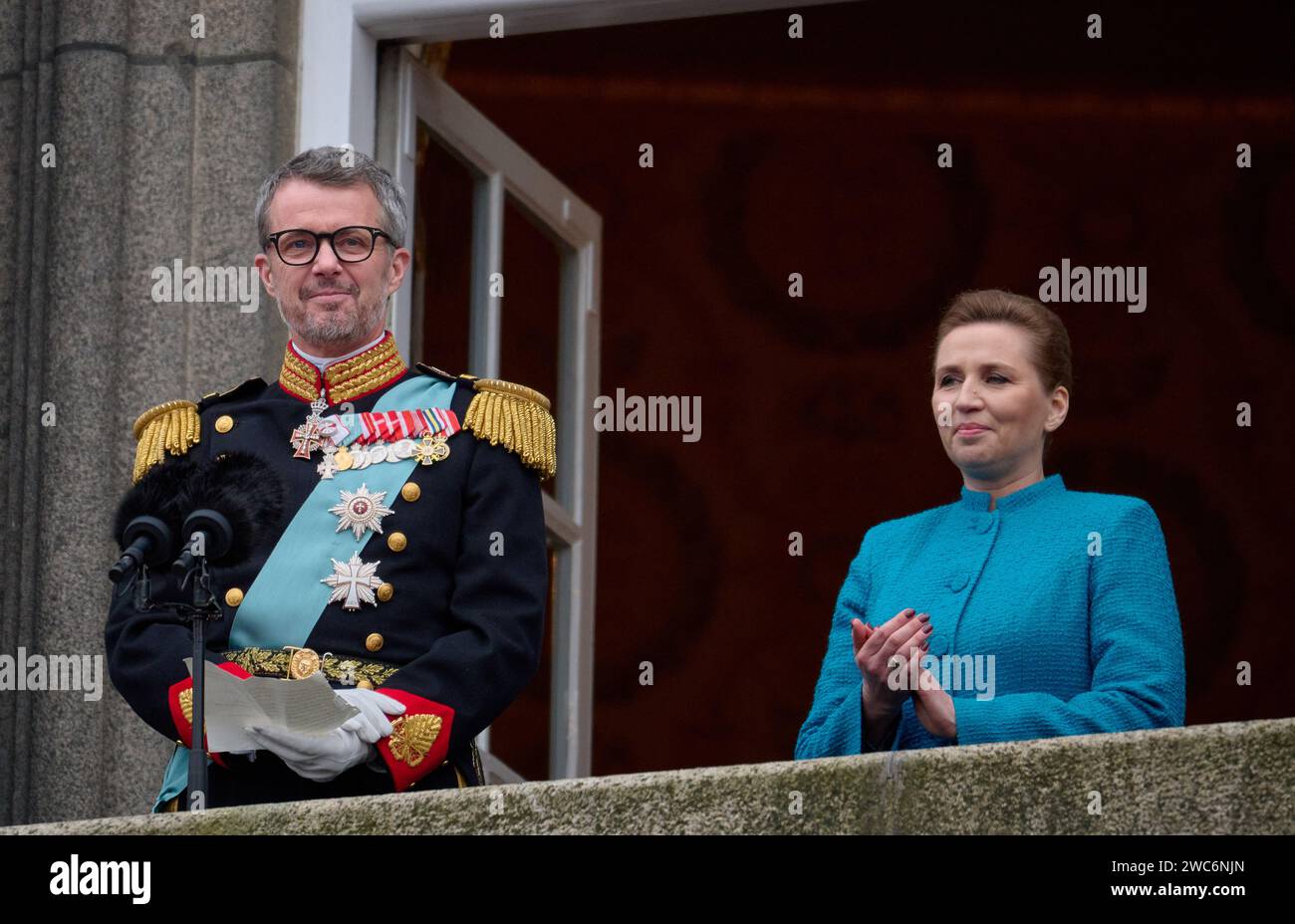 2024-01-14 COPENHAGEN DENMARKCrown Prince Frederik takes office as King ...