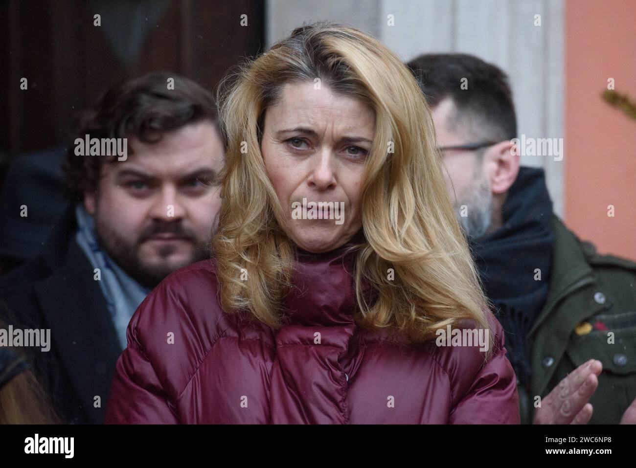 Imprisoned MP s Solidarity Mass. Roma Wasik R, wife of former MP Maciej ...