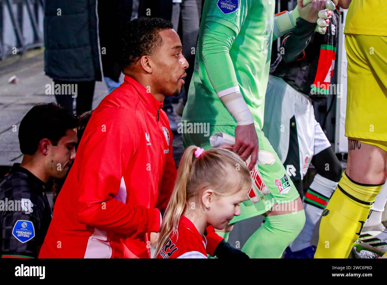 Rotterdam, Nederland. 14th Jan, 2024. ROTTERDAM, NEDERLAND - JANUARY 14: Quinten Timber of ...