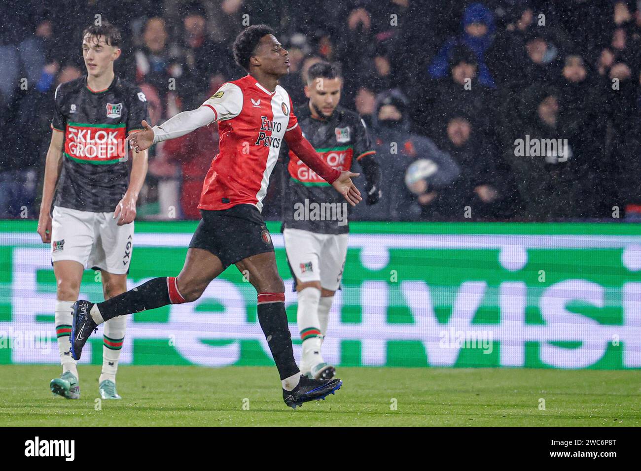 Rotterdam, Nederland. 14th Jan, 2024. ROTTERDAM, NEDERLAND - JANUARY 14: Javairo Dilrosun of ...