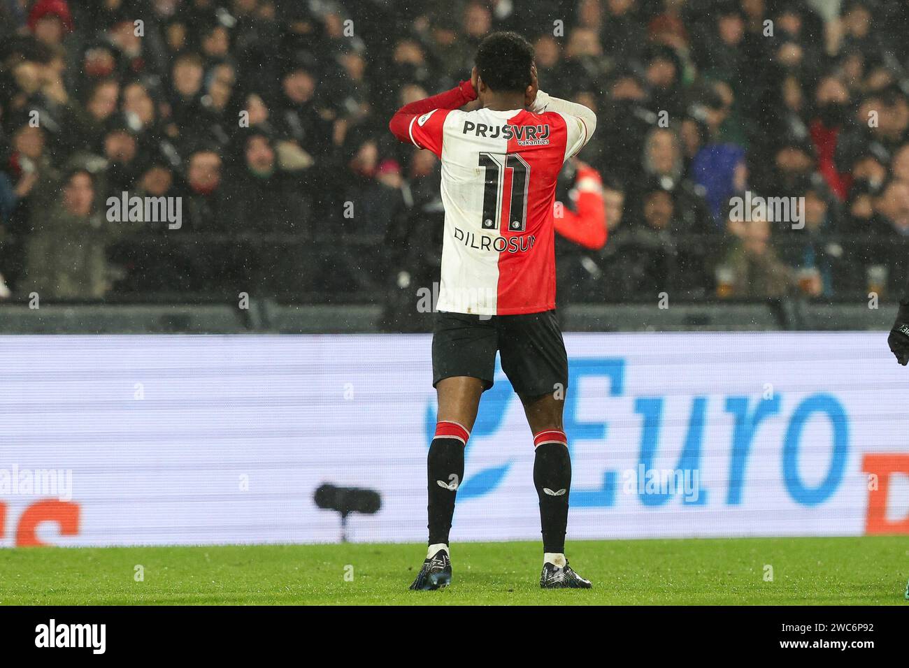 Rotterdam, Nederland. 14th Jan, 2024. ROTTERDAM, NEDERLAND - JANUARY 14: Javairo Dilrosun of ...