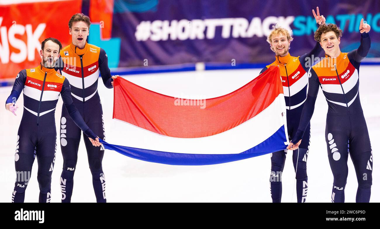 GDANSK - Itzhak de Laat, Kay Huisman, Friso Emons and Teun Boer win ...
