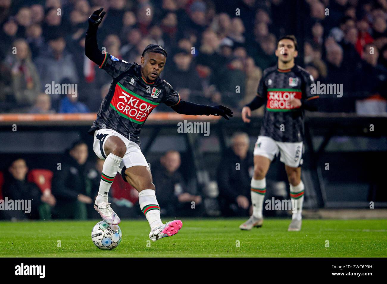 Rotterdam, Nederland. 14th Jan, 2024. ROTTERDAM, NEDERLAND - JANUARY 14: Sontje Hansen of NEC ...