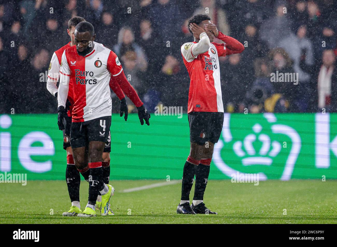 Rotterdam, Nederland. 14th Jan, 2024. ROTTERDAM, NEDERLAND - JANUARY 14: Javairo Dilrosun of ...