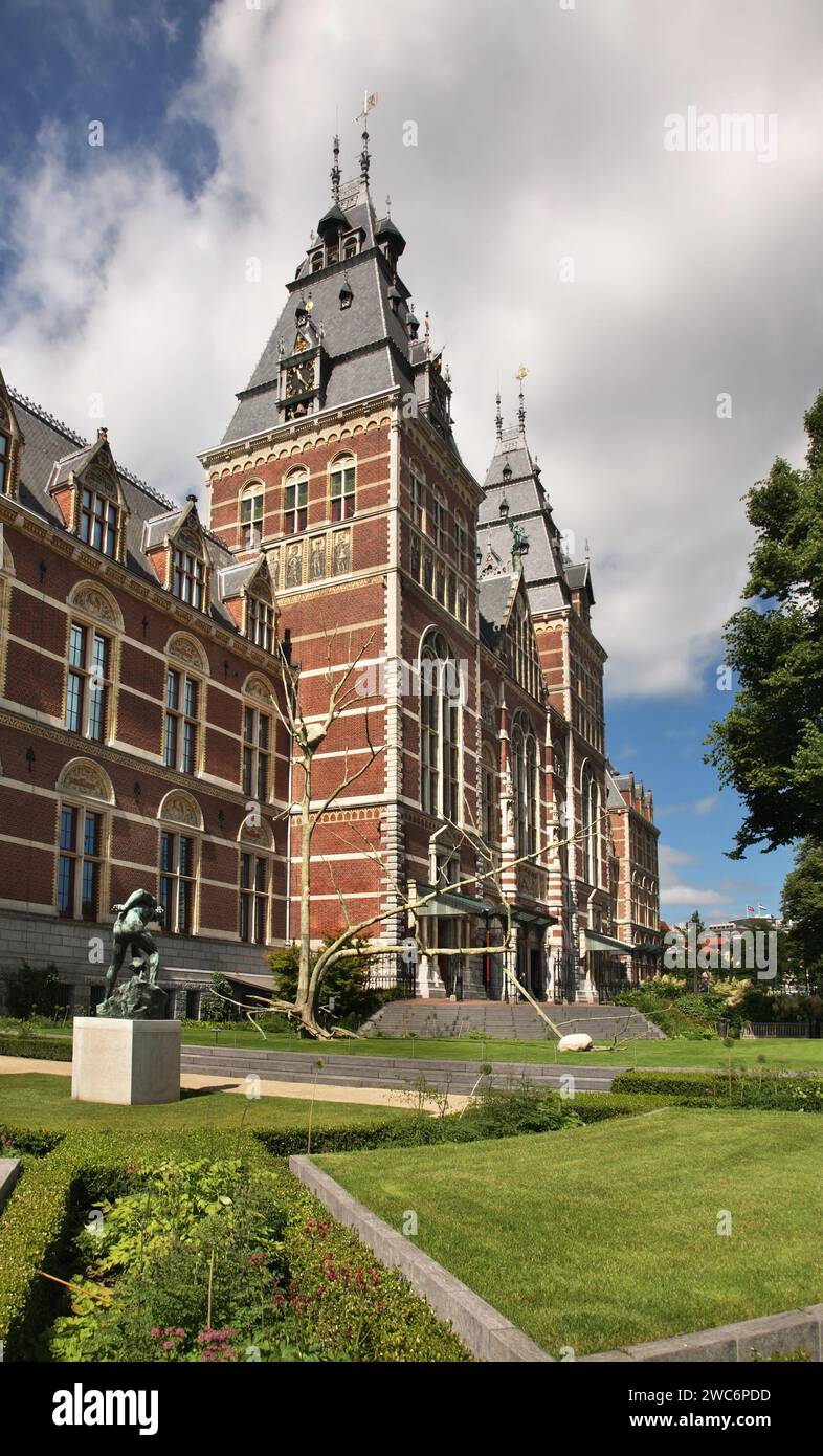 Rijksmuseum - Dutch national museum in Amsterdam. Netherlands Stock ...