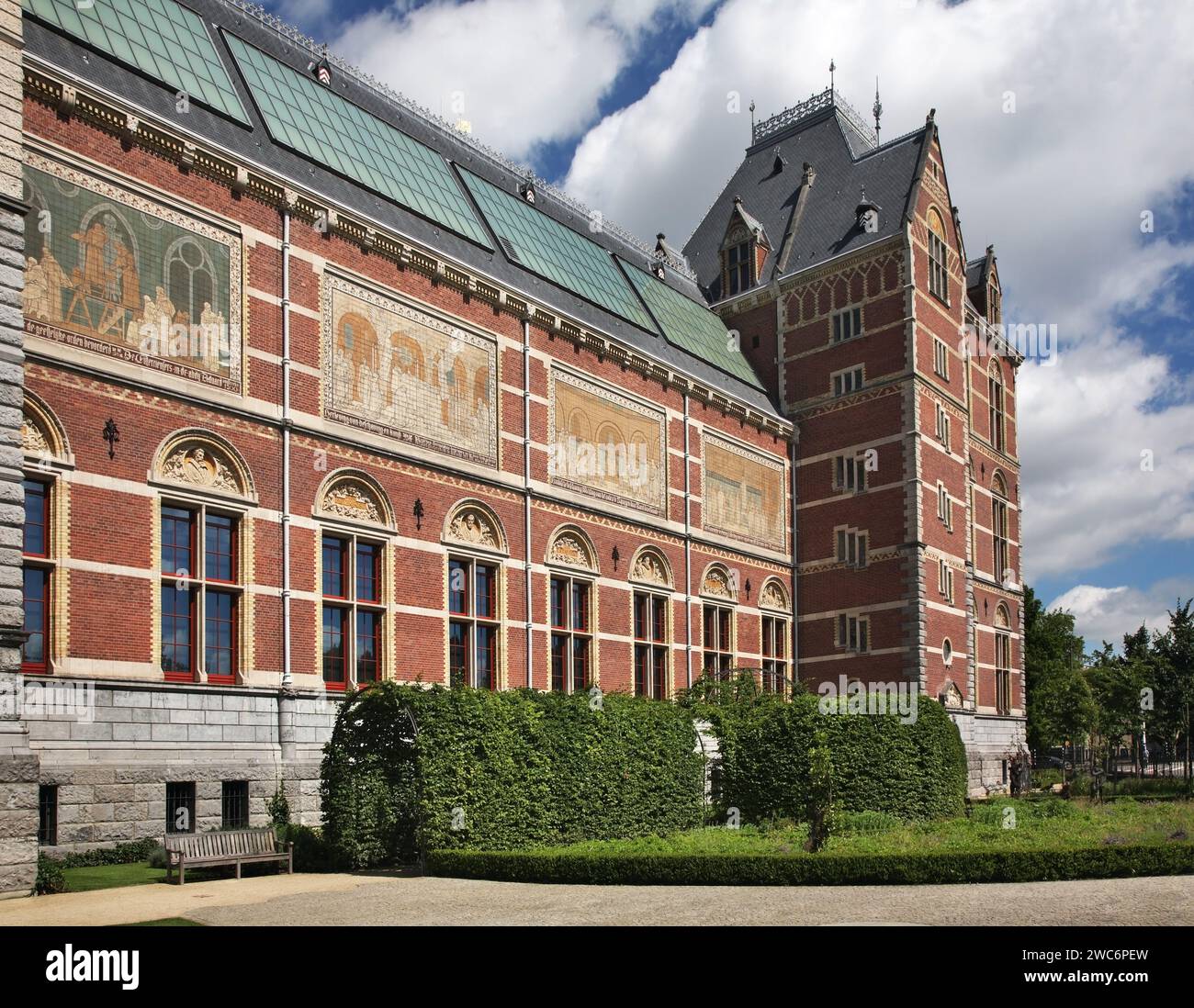 Rijksmuseum - Dutch national museum in Amsterdam. Netherlands Stock ...