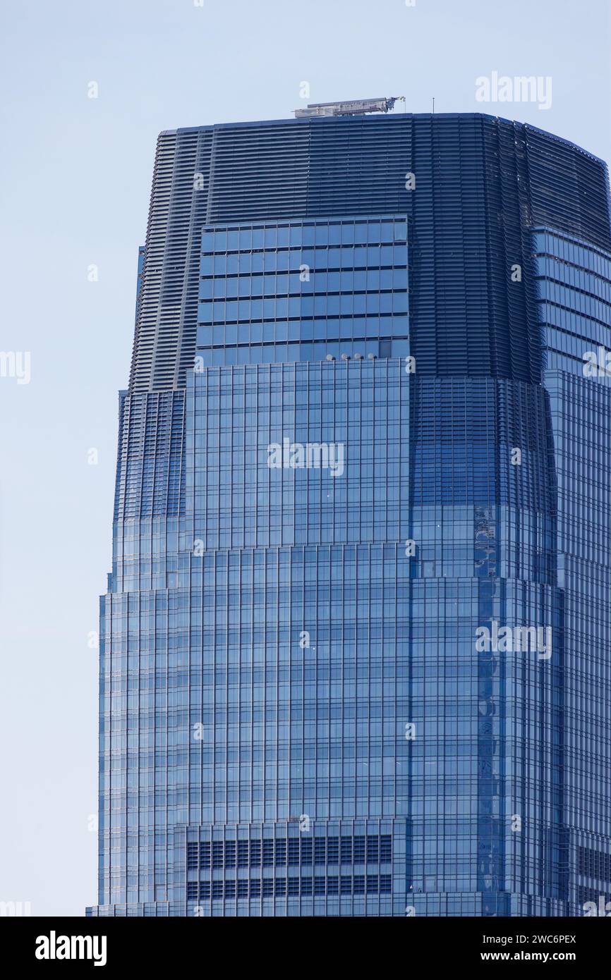 30 Hudson Street, Goldman Sachs Tower, dominates the Jersey City ...