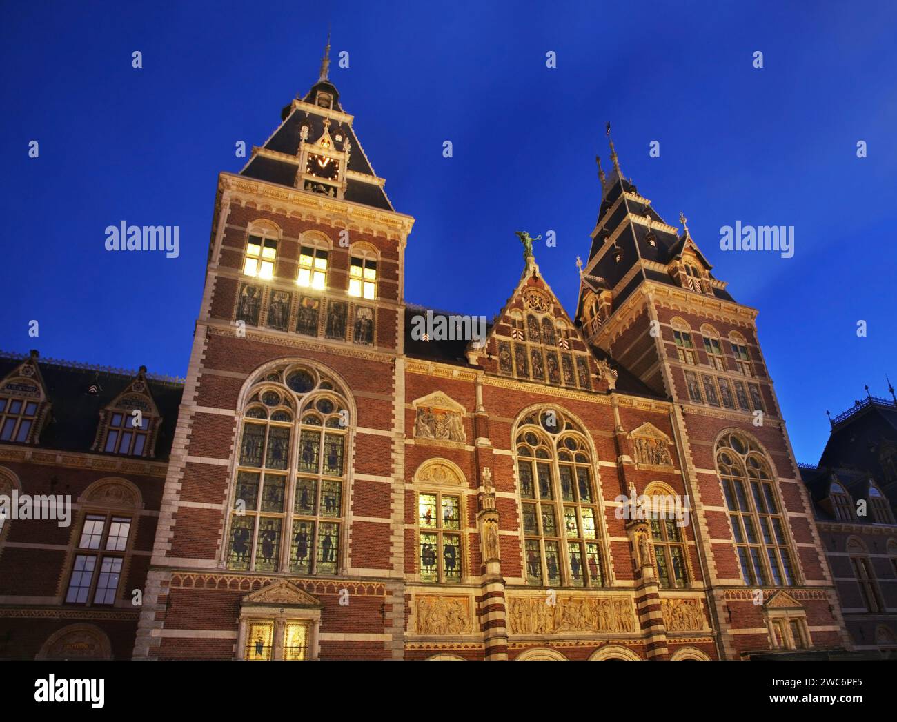 Rijksmuseum - Dutch national museum in Amsterdam. Netherlands Stock ...