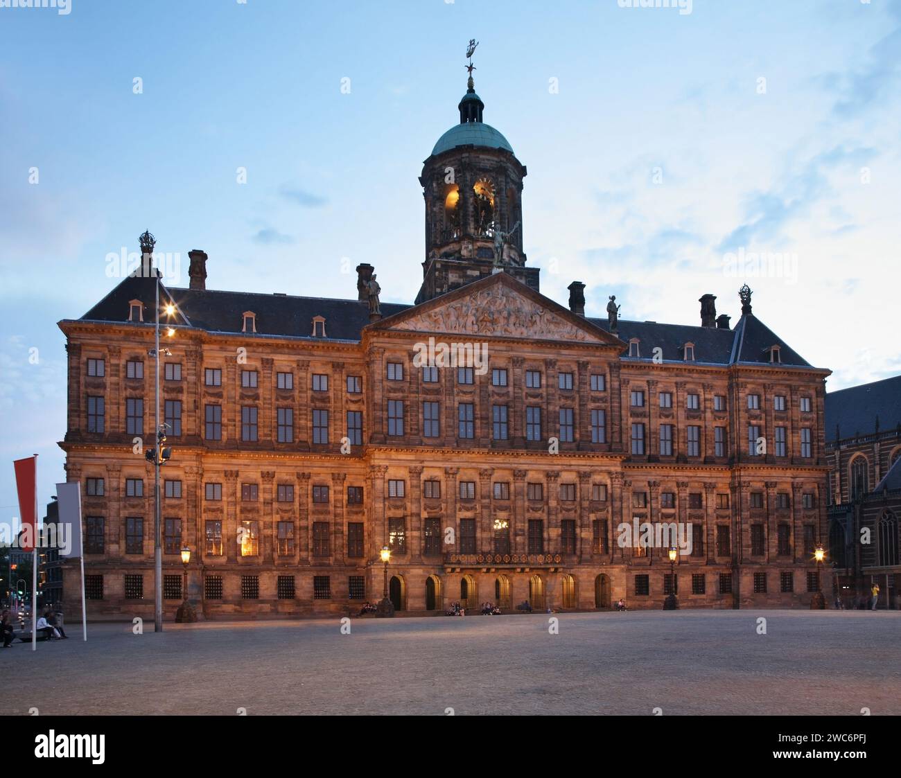 Royal Palace - Koninklijk Paleis at Dam square in Amsterdam. Netherlands Stock Photo - Alamy