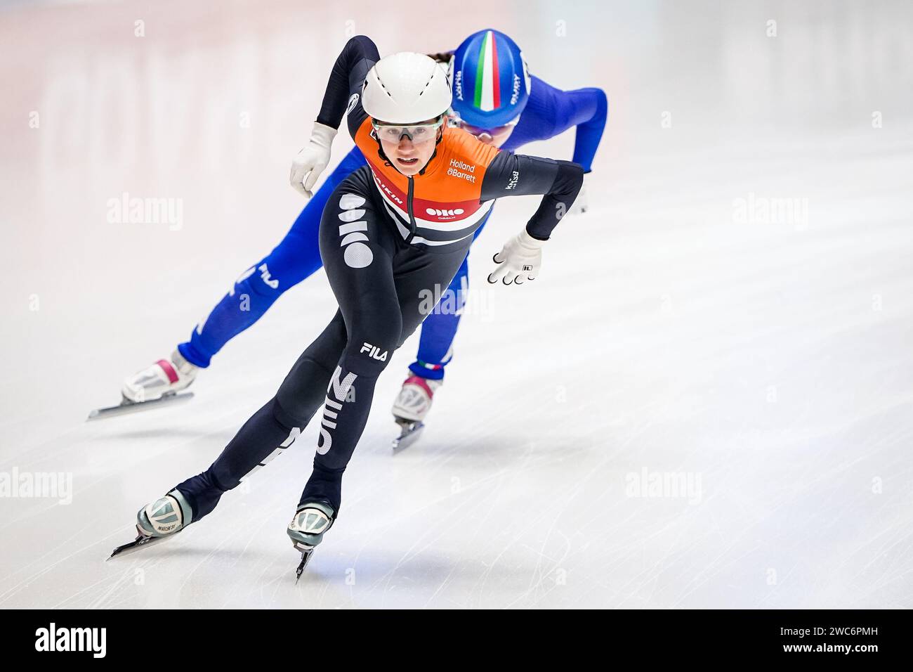 GDANSK, POLAND - JANUARY 14: Selma Poutsma of The Netherlands competing ...