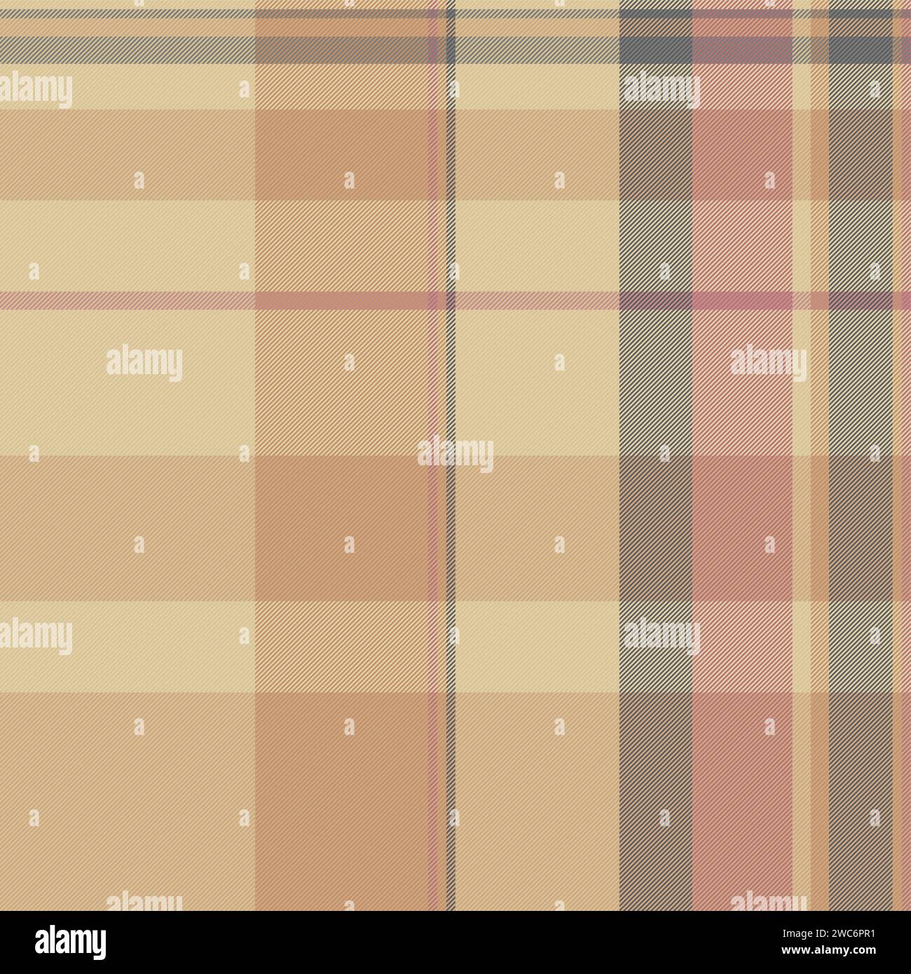 Autumn seamless plaid textile, nostalgia texture check tartan. Tile ...