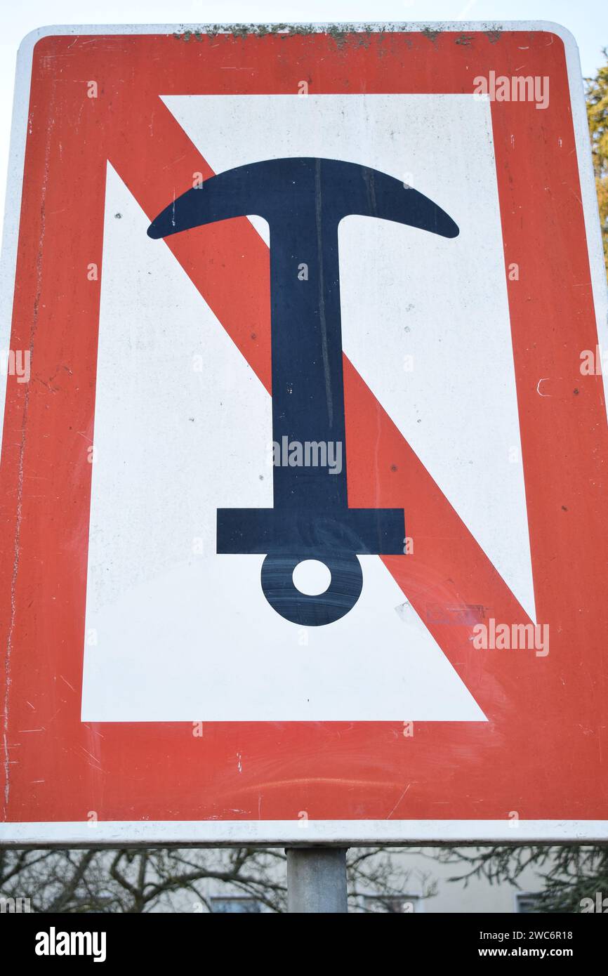 no anchor sign Stock Photo - Alamy