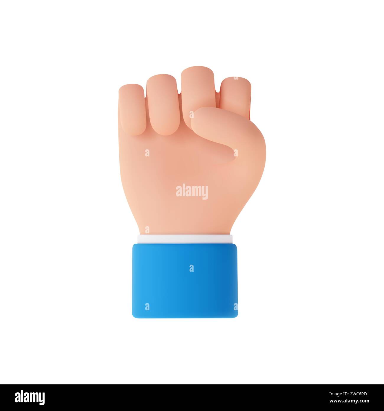 Hand closed fist gesture Cut Out Stock Images & Pictures - Alamy