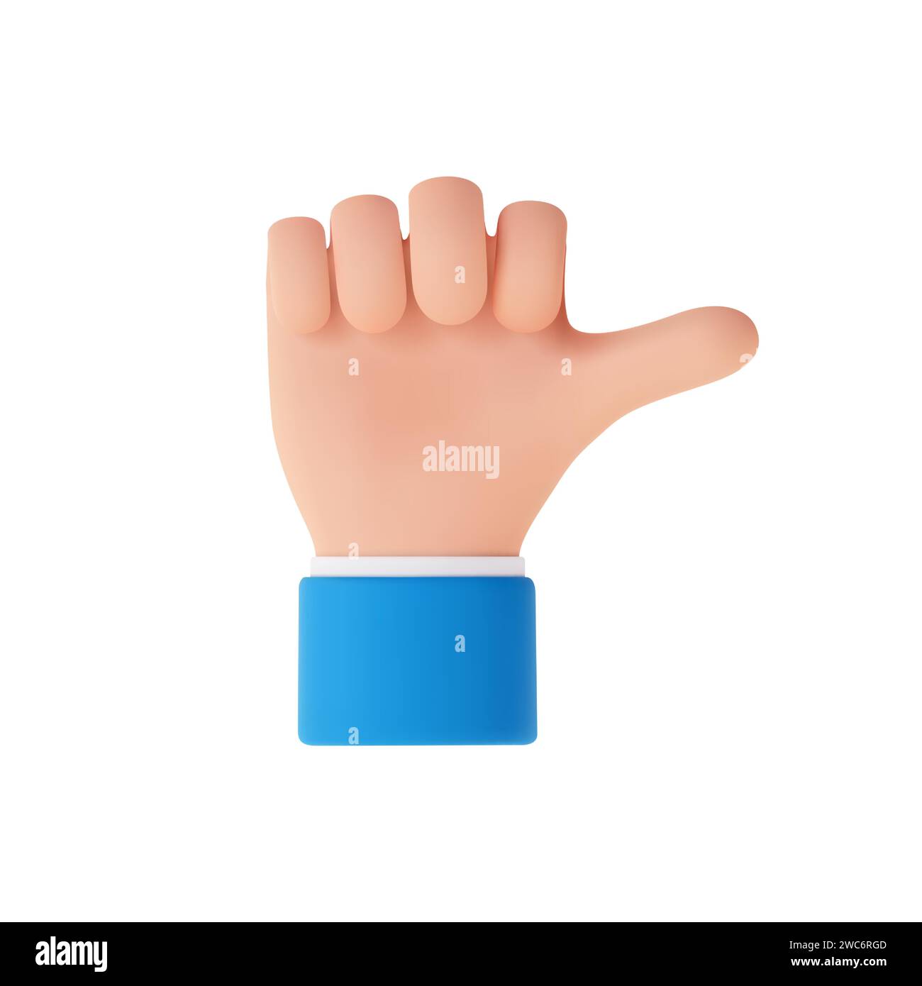 3d Cartoon character hand Stock Vector Image & Art - Alamy