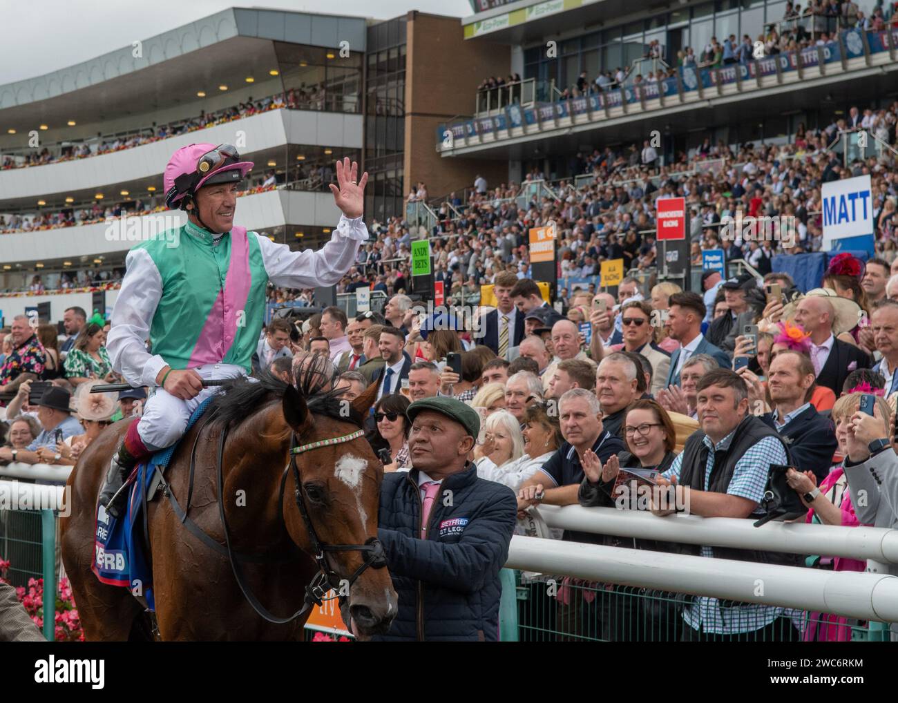Frankie Dettori and his farewell St Leger ride on Arrest at Doncaster ...
