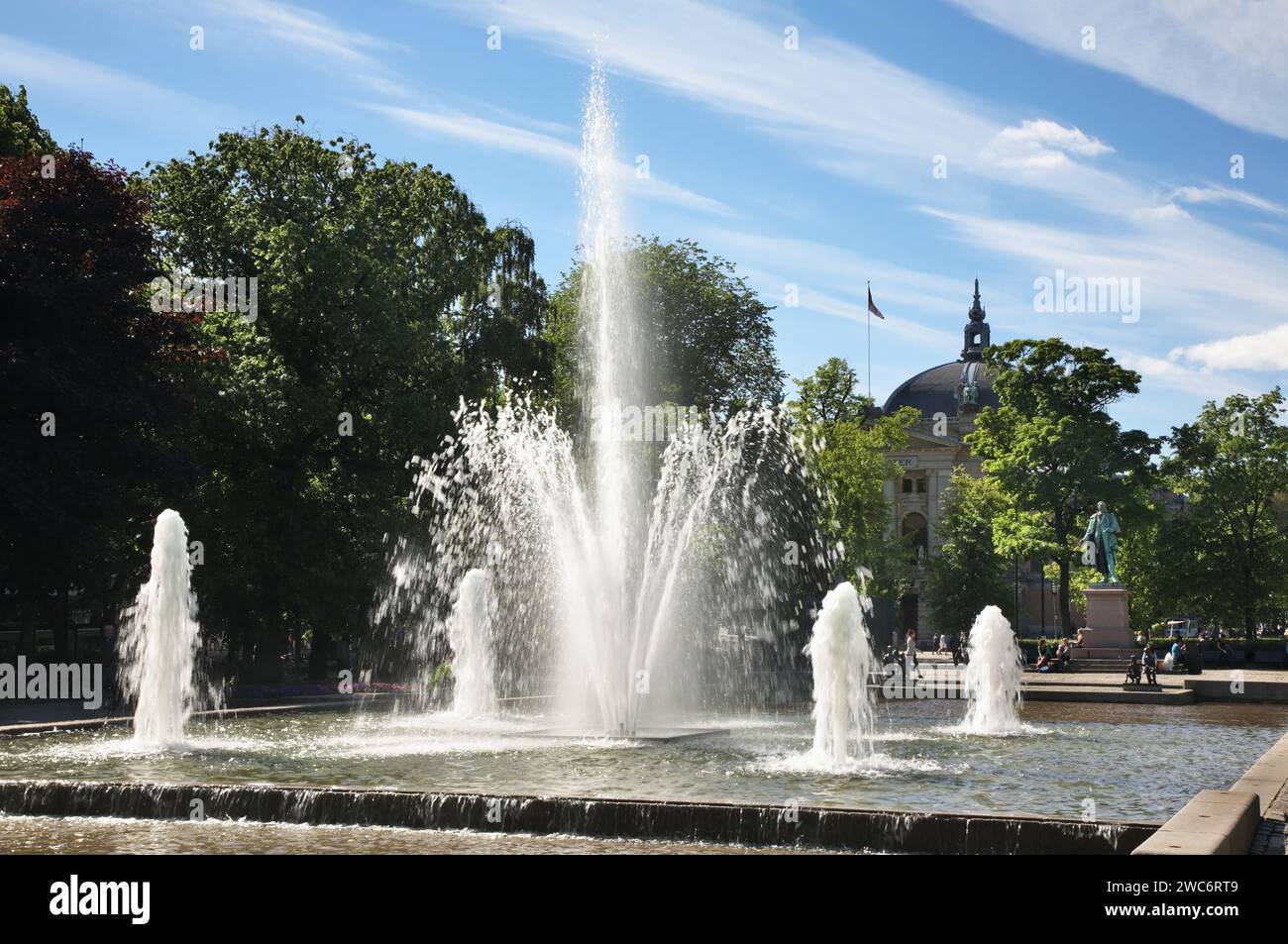 Spikersuppa pool at Eidsvolls plass in Oslo. Norway Stock Photo - Alamy