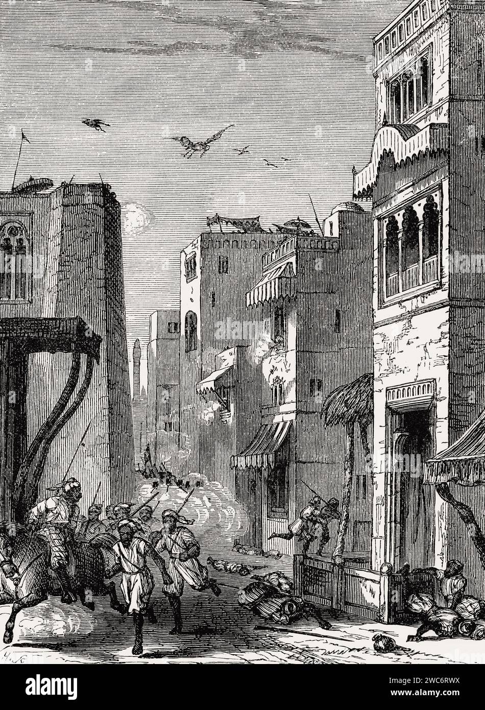 The Storming of Mooltan, Second Anglo-Sikh War, 2nd Jan 1849 Stock ...