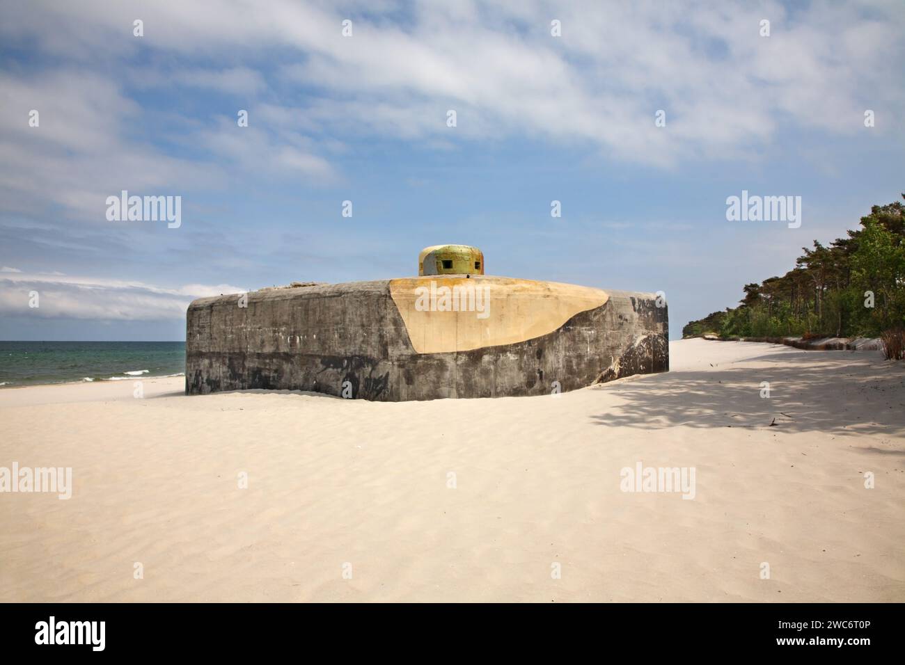 Coastal Fortifications near Jastarnia. Hel Peninsula. Poland Stock ...