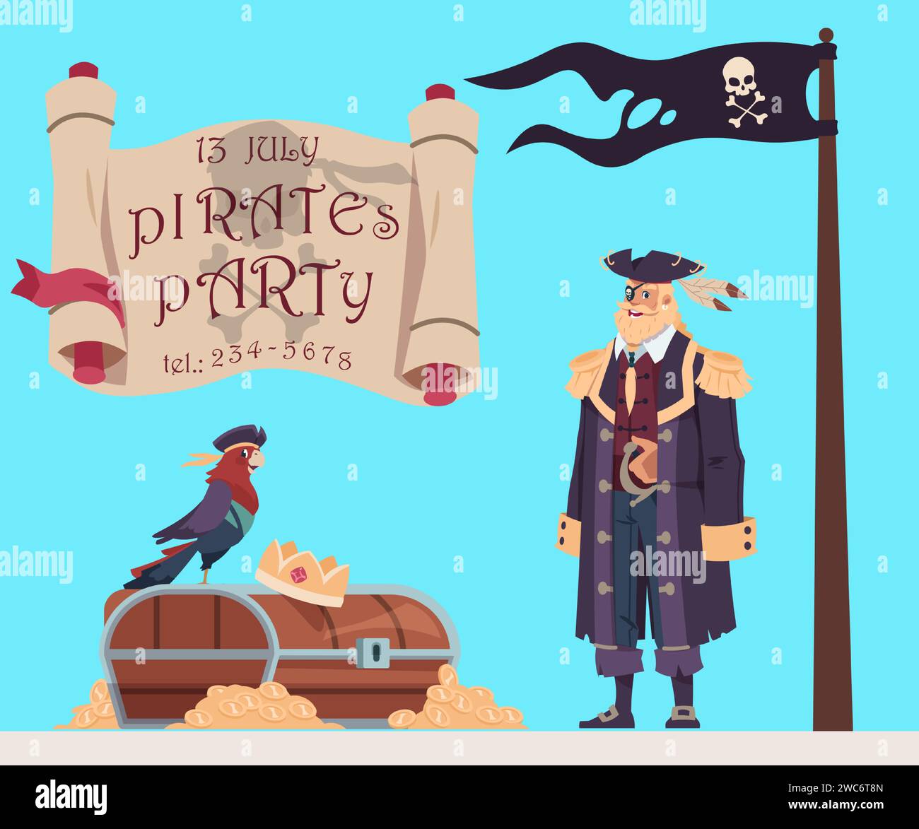 Captain flag hi-res stock photography and images - Alamy