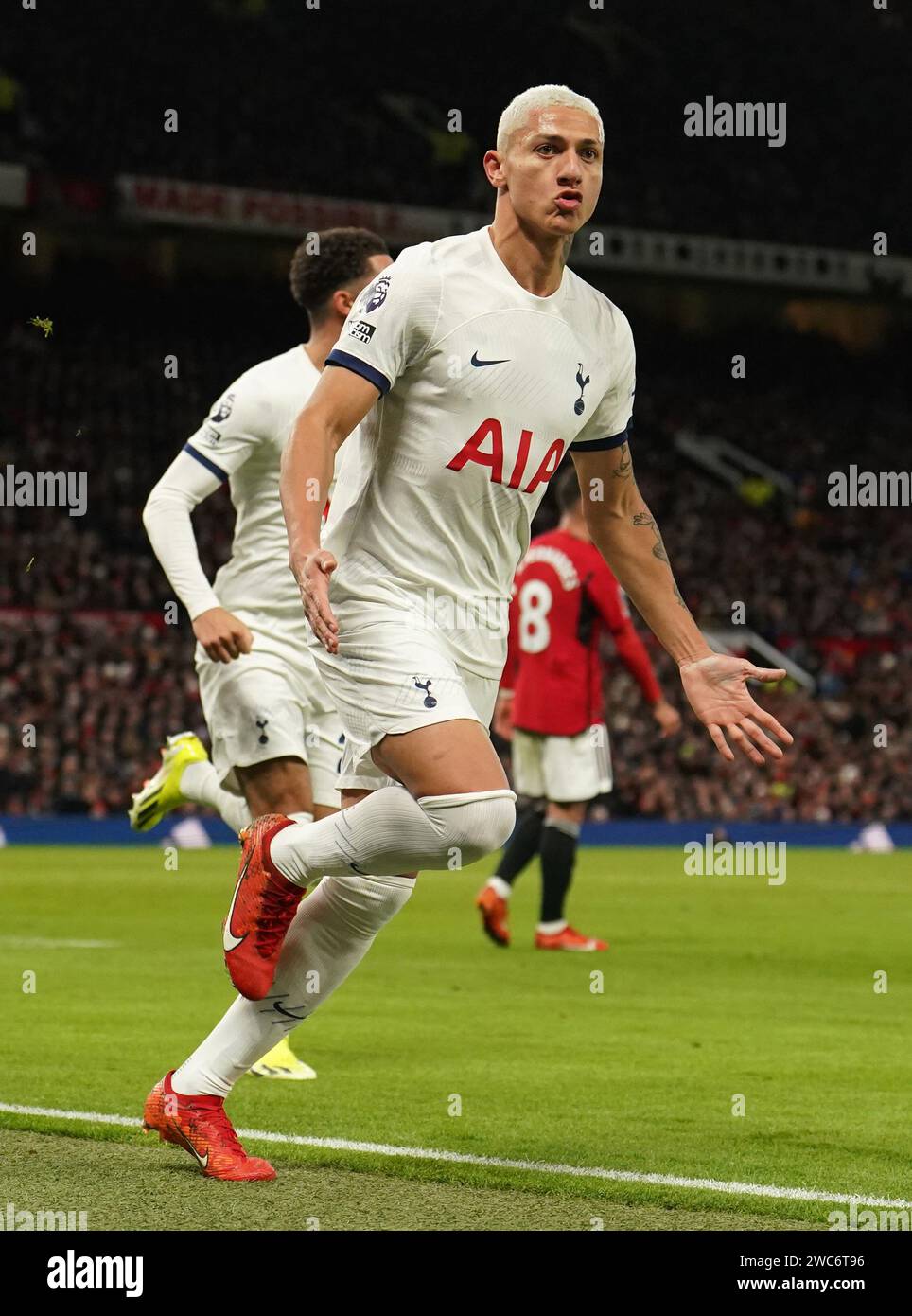 Tottenham Hotspur's Richarlison celebrates scoring their side's first ...