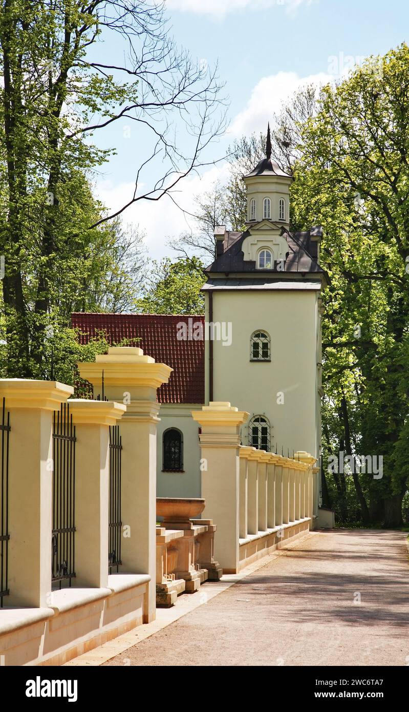 Radziwill palace complex in Biala Podlaska. Poland Stock Photo - Alamy