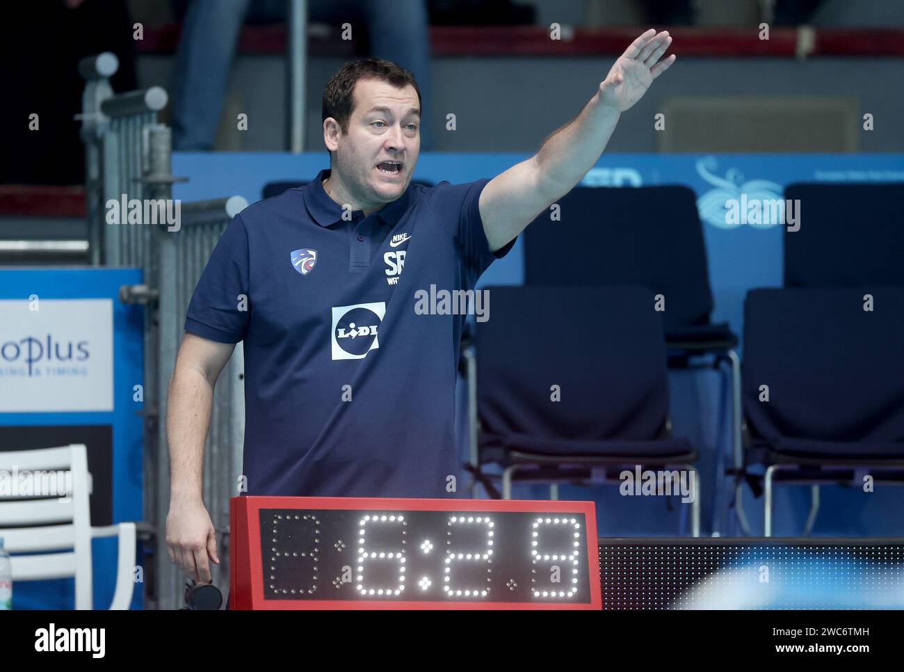 2024 european mens water polo championships hi-res stock photography ...