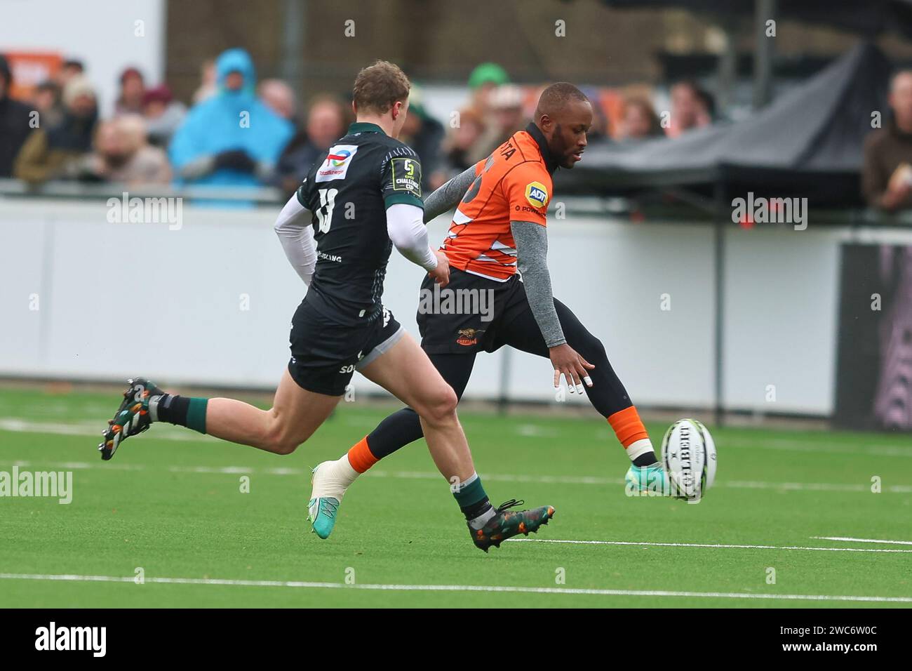 AMSTERDAM , NETHERLANDS - JANUARY 14: Rugby EPCR Challenge Cup match ...