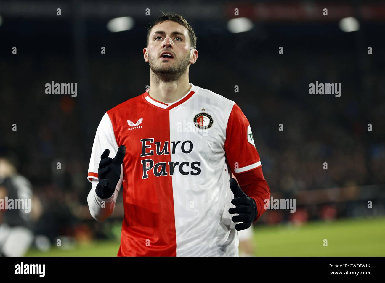 ROTTERDAM - Santiago Gimenez of Feyenoord during the Dutch Eredivisie match between Feyenoord ...