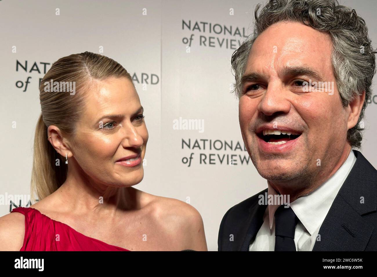 Actor Mark Ruffalo and his wife, Sunrise Coigney, are at the National ...