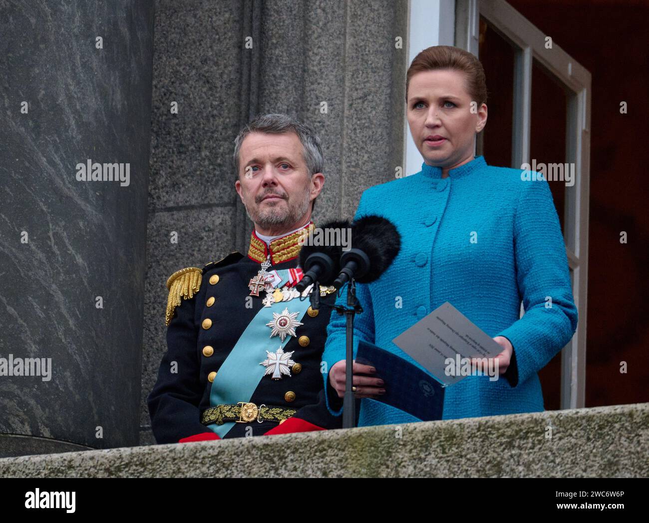 2024-01-14 COPENHAGEN DENMARKCrown Prince Frederik takes office as King ...