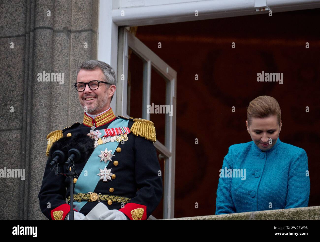 2024-01-14 COPENHAGEN DENMARKCrown Prince Frederik takes office as King ...