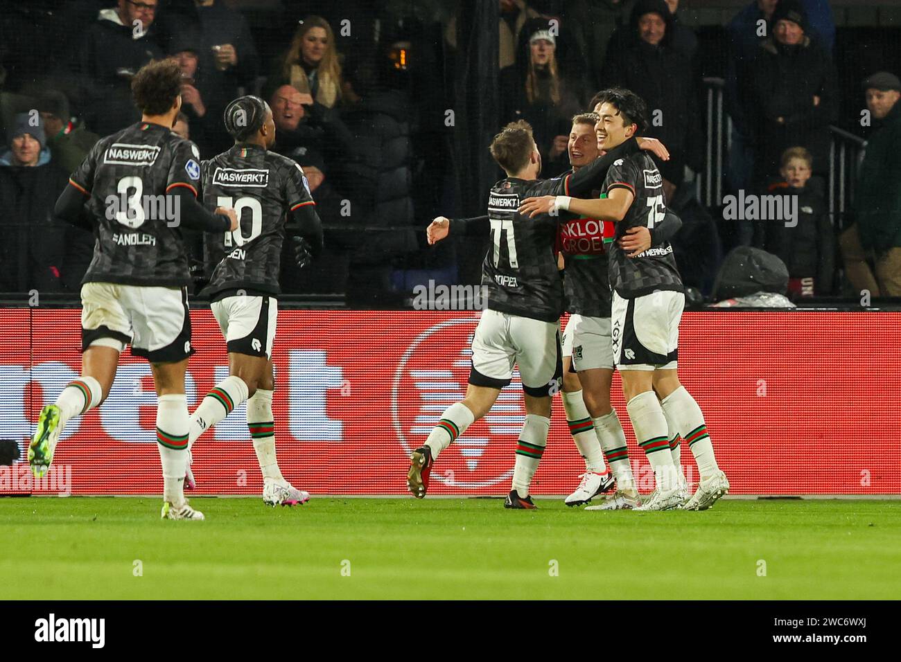 Rotterdam, Nederland. 14th Jan, 2024. ROTTERDAM, NEDERLAND - JANUARY 14: Magnus Mattsson of N.E ...