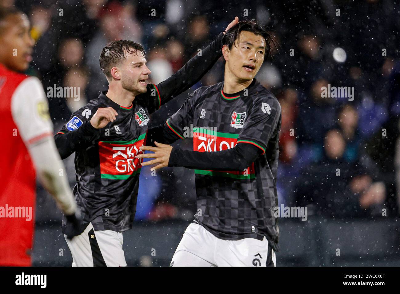 Rotterdam, Nederland. 14th Jan, 2024. ROTTERDAM, NEDERLAND - JANUARY 14: Dirk Proper of NEC ...