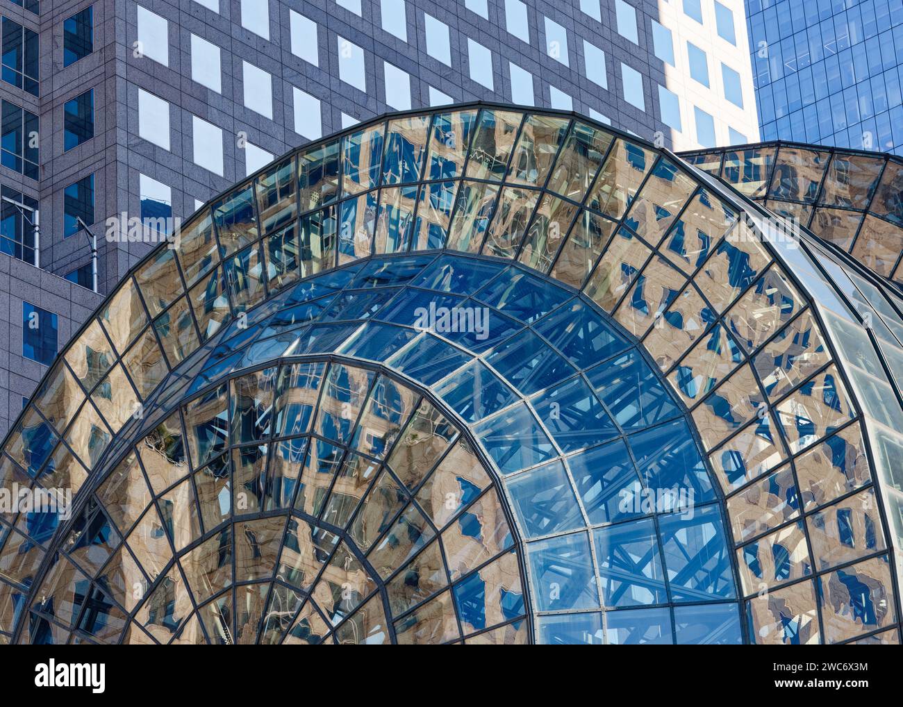 Brookfield Place’s César Pelli-designed Winter Garden Atrium is a steel ...