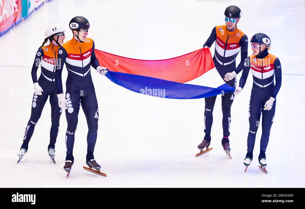 GDANSK - Selma Poutsma, Teun Boer, Kay Huisman and Xandra Velzeboer win ...