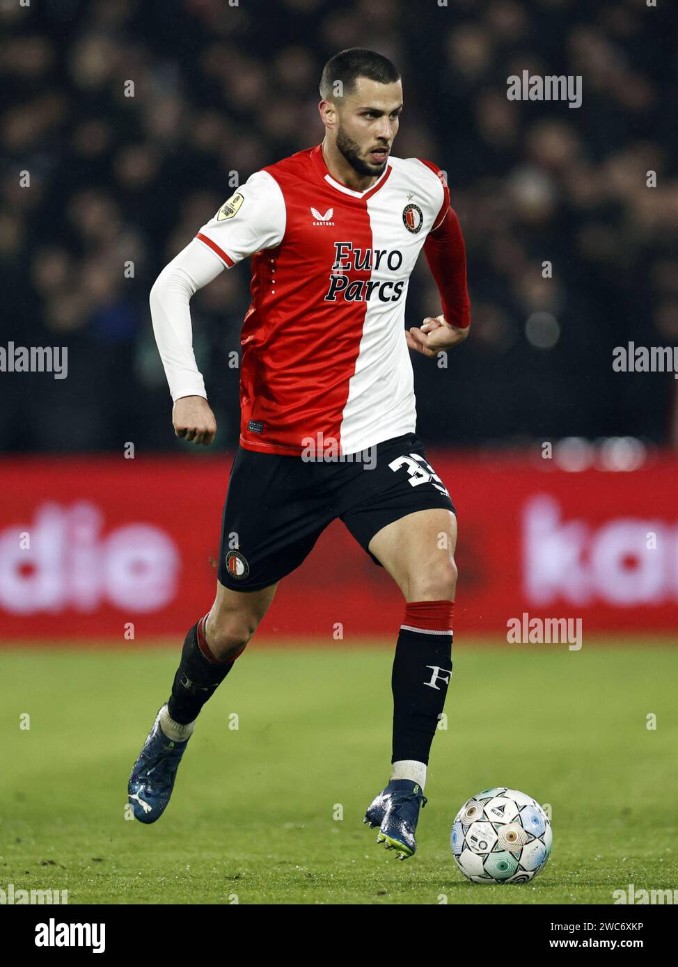 ROTTERDAM - David Hancko of Feyenoord during the Dutch Eredivisie match ...
