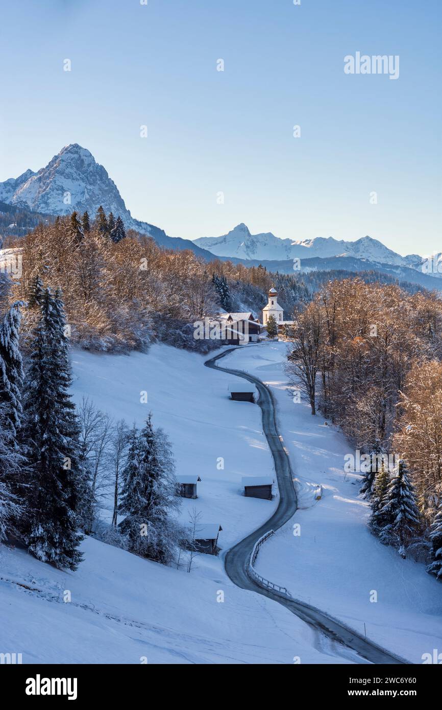 Village and church hamlet wamberg hi-res stock photography and images ...